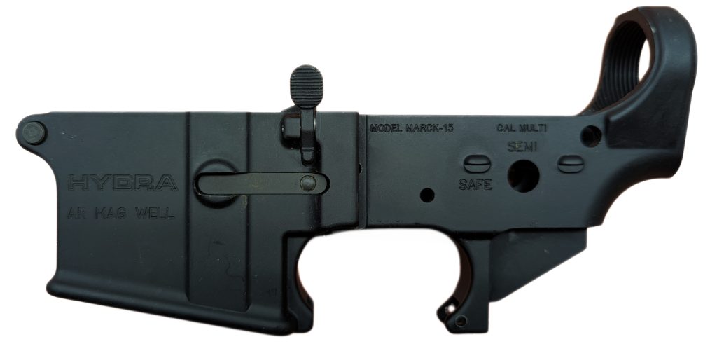 HYDRA MODULAR STRIPPED LOWER RECEIVER W/5.56 MAG WELL - Hydra Weaponry